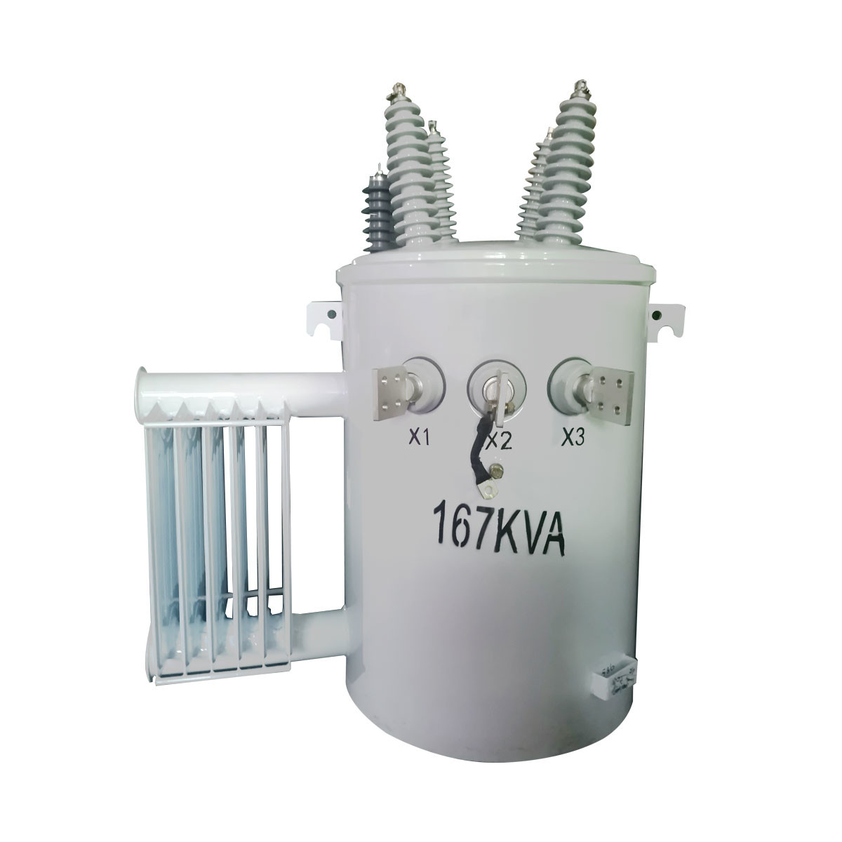 167kva 단일 단계 상공 기둥 장착 분배 전력 트랜스포머 12kv